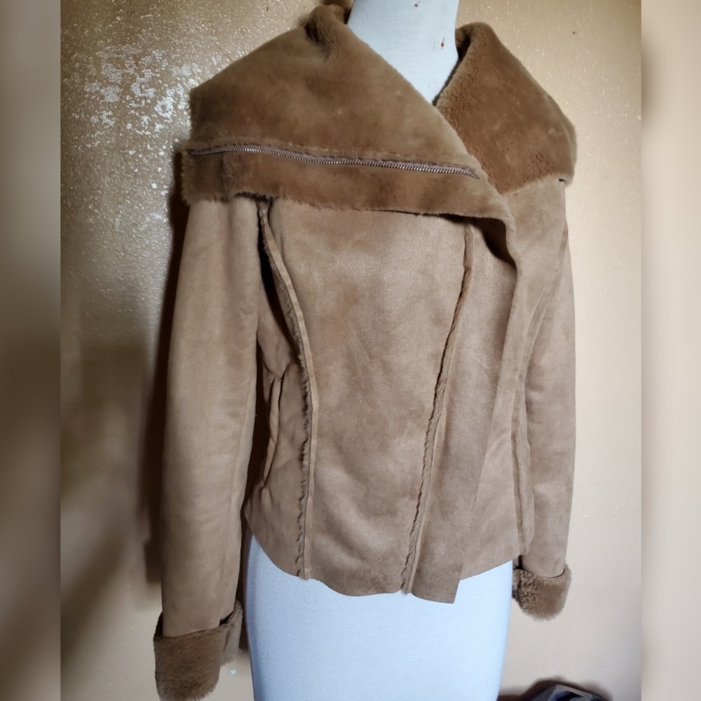 Jealous Tomato Faux Fur Jacket - Gem